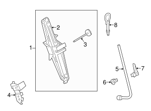 2014-2018 Ford Transit Connect Lug Wrench 2T1Z-17032-C ...