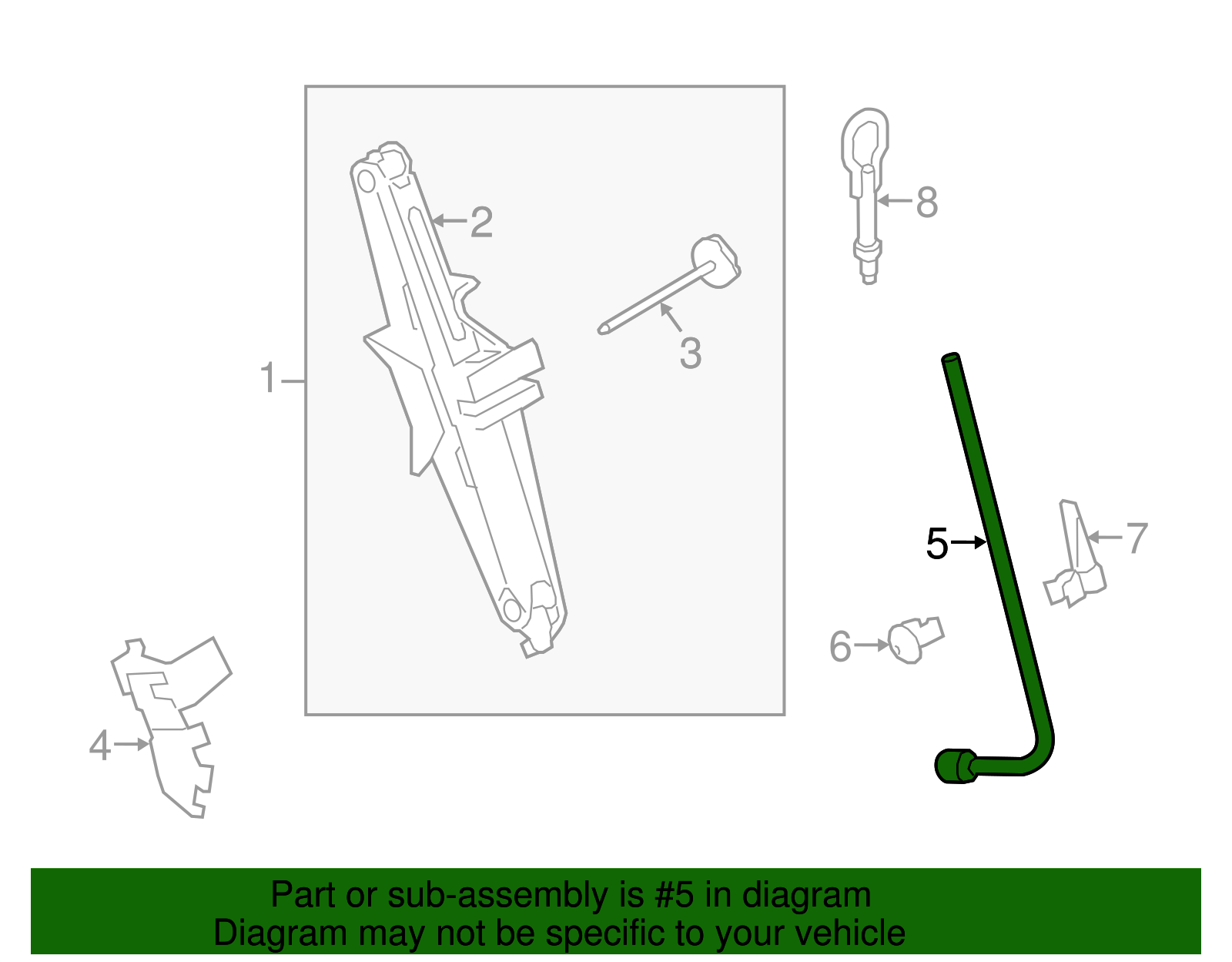 2014-2018 Ford Transit Connect Lug Wrench 2T1Z-17032-C | OEM Parts Online