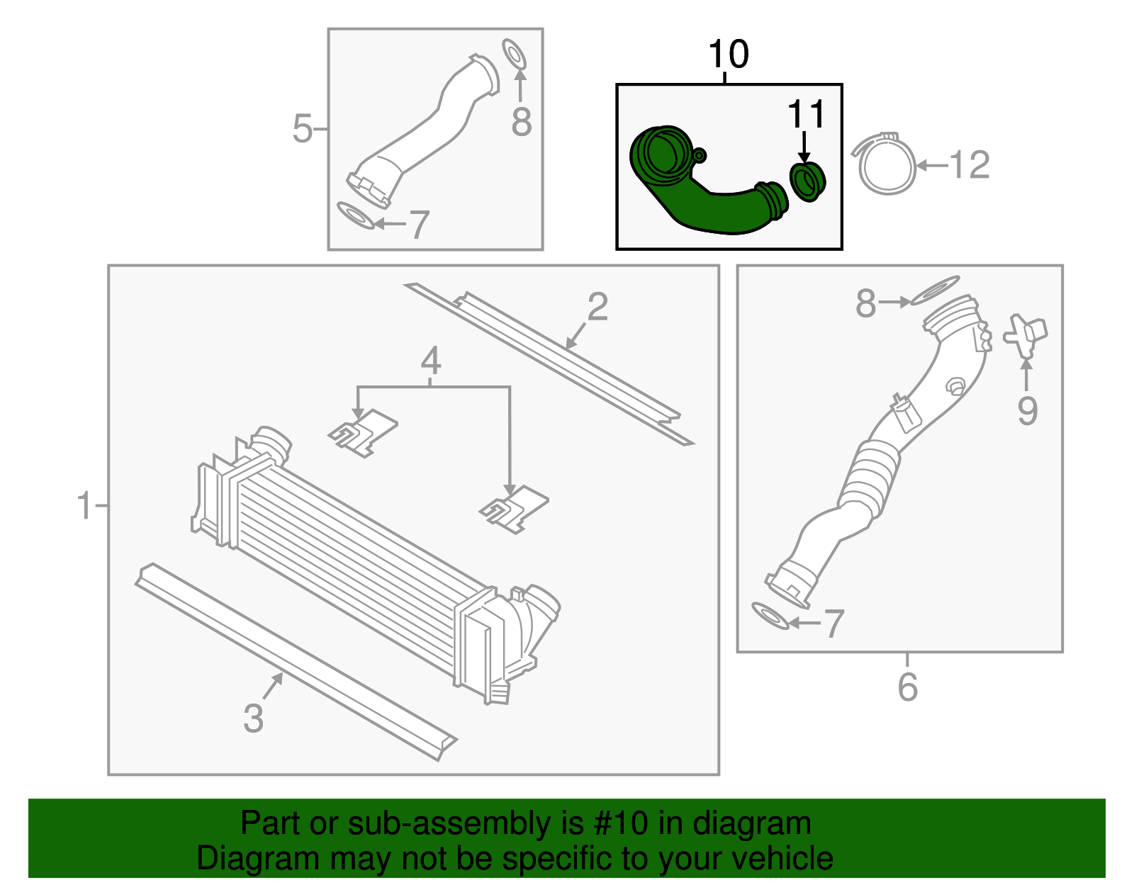 13717602651 - 2012-2016 BMW Air Inlet Tube (13-71-7-602-651) | BMW of ...