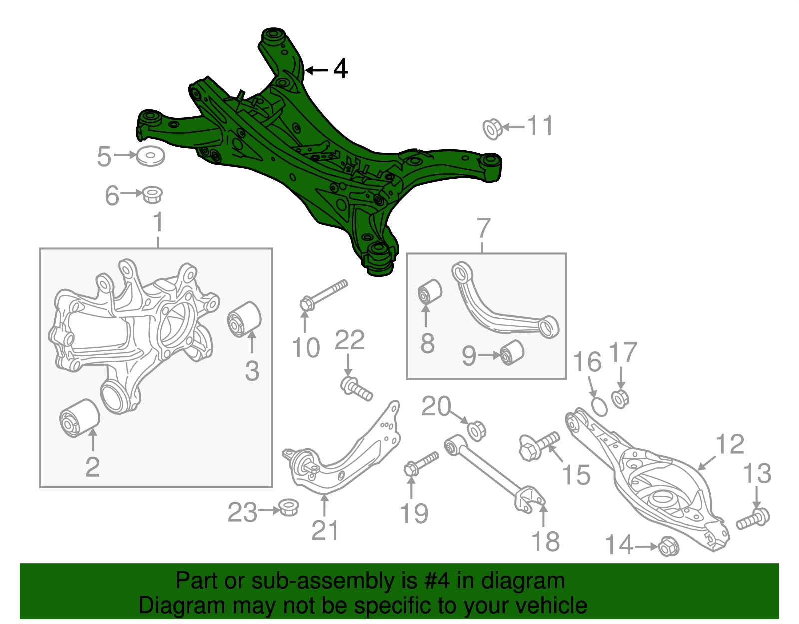 KB8B-28-80XB - Cross-Member 2017-2024 Mazda CX-5 | AutoNation Parts