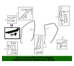 2013-2015 Toyota Venza Scuff Plate 67914-0T012-C0 | Toyota Parts Center