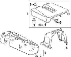 2023-2024 GM Intake Manifold Cover 12733956 | OEM Parts Online