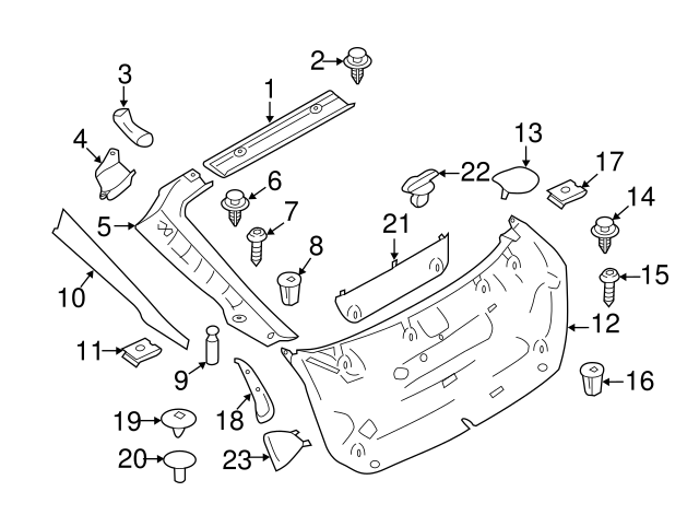 51-49-7-329-450 - Molding cover 2014-2019 BMW | AutoNationParts.com