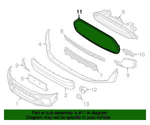 51-13-7-351-369 - Grille Surround | BMWPartsHub