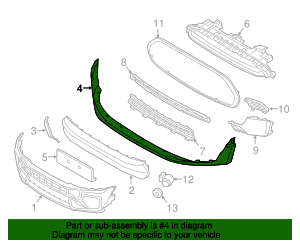 51-11-7-451-353 - Spoiler 2016-2019 Mini Cooper Clubman ...