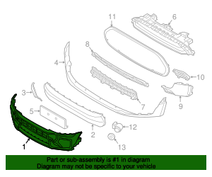 51-11-7-451-349 - Bumper Cover - 2016-2023 Mini Cooper Clubman ...