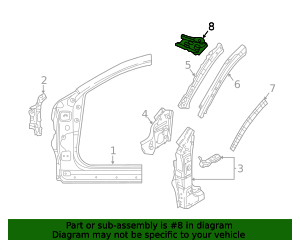 D10E-70-24Z - Upper Reinforced - 2016-2021 Mazda CX-3 | Mazda Swag