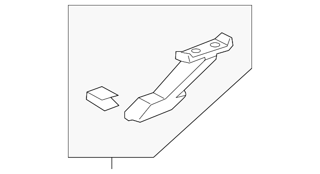 2013-2019 Cadillac ATS Rear Bumper Lower Fascia Bracket 20965765 ...