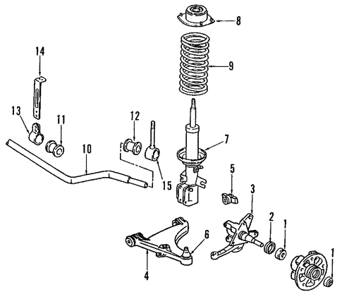 Front Suspension for 1994 Porsche 968 | OEM Parts Online