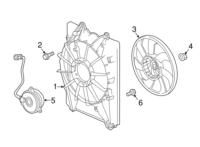 2016-2021 Honda Shroud 19015-5J6-A01 | OEM Parts Online