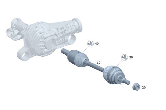 251-330-13-01 - Front Axle Shaft 2006-2011 Mercedes-Benz | Mercedes ...