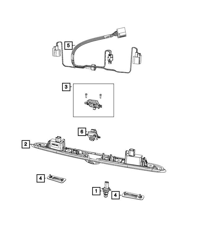2015-2017 Chrysler 200 Lift-Gate Handle 68242548AA | Mopar Estores
