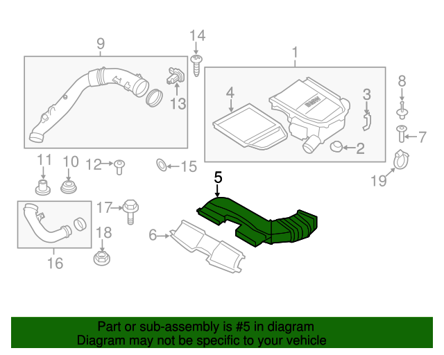 13717599290 - 2011-2015 BMW Air Outlet Tube (13-71-7-599-290) | BMW of ...