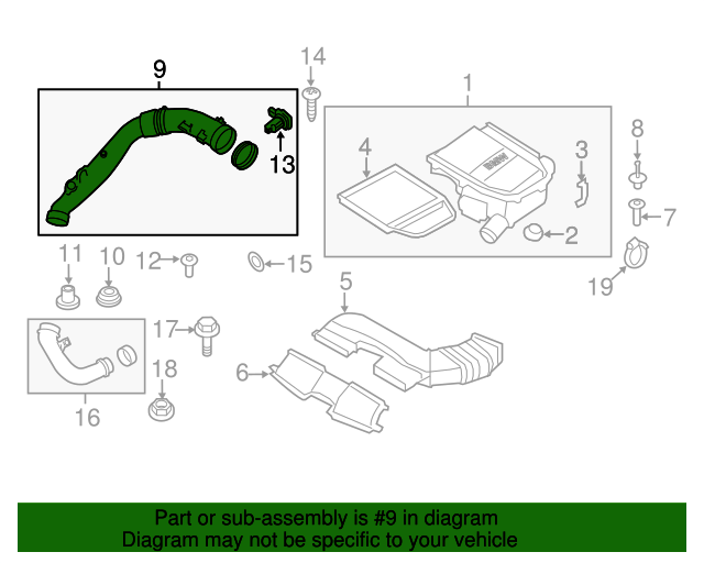 Genuine BMW 13-71-7-599-286 | Front Duct | FREE Shipping on Most Orders ...