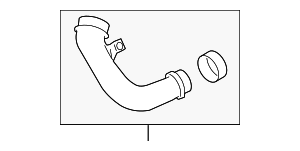 13717599290 - 2011-2015 BMW Air Outlet Tube (13-71-7-599-290) | BMW of ...
