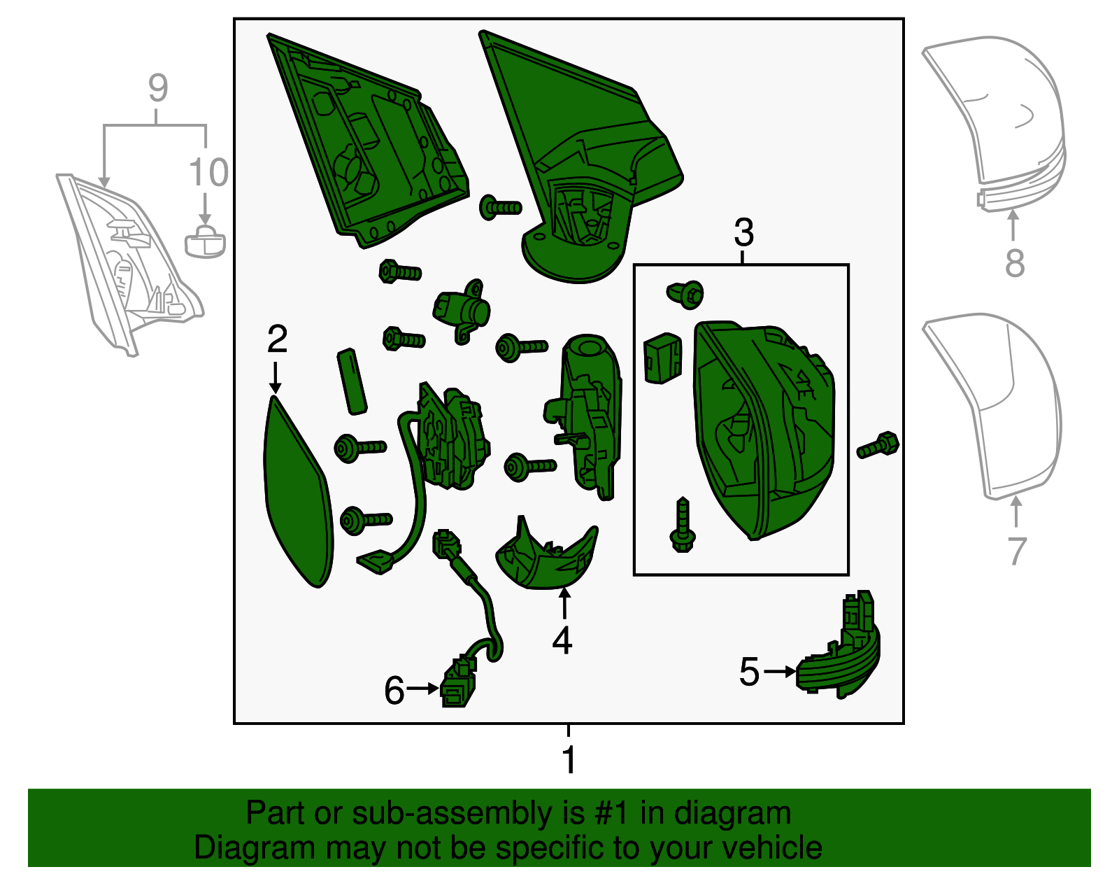 76250-T0A-A02 - High-Quality Door Mirror for 2012-2016 Honda CR-V ...