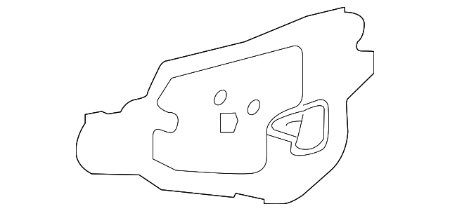 2016-2018 Toyota Water Deflector 67832-12540 | Toyota Parts Center