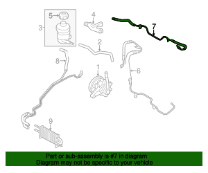 2014 Kia Sedona Return Hose 57520-4D030 | QuirkParts