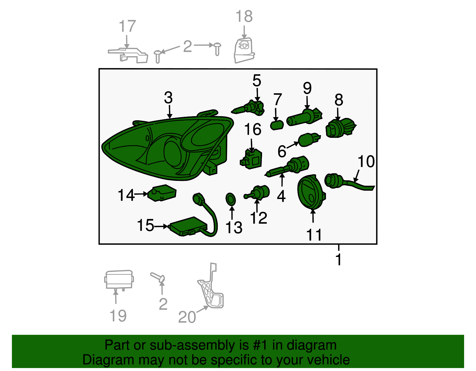 2004-2006 Lexus RX330 Headlamp Assembly 81110-0E030 | Retail ...