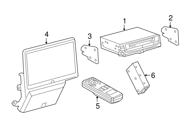 2018 Lexus Display Unit 86680-50410 | OEM Pro Parts - CA