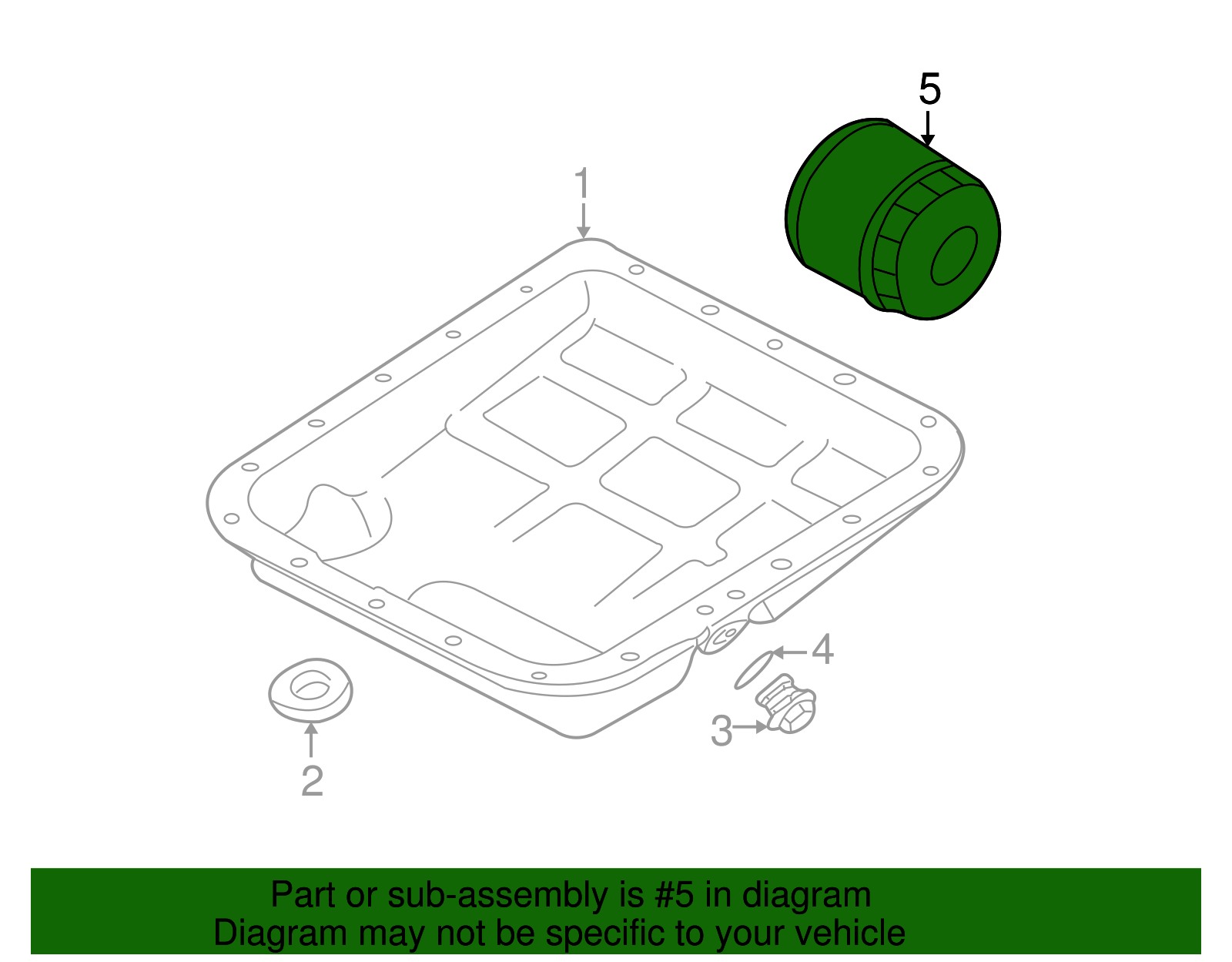 1999-2011 Subaru Transmission Oil Filter 38325AA032 | Subaru OEM Parts ...