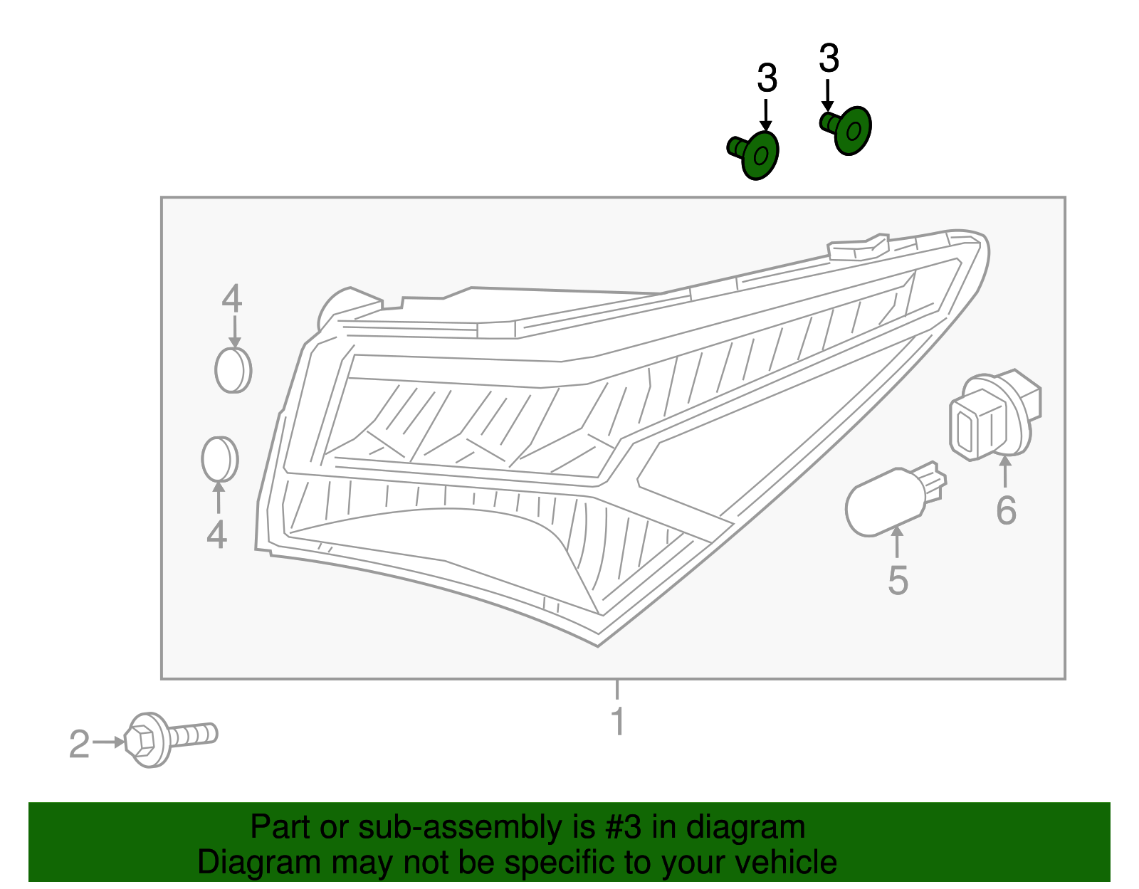 2007-2025 Acura Tail Lamp Assembly Grommet 91626-STK-A01 | OEM Parts Online