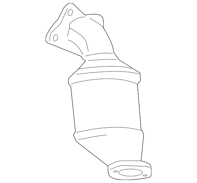 19418933 - 3-Way Catalytic Converter with Shield, Flange, and Studs ...