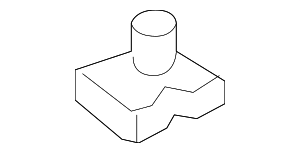 90662-S9V-A01 - Headliner Retainer 2006-2014 Honda Ridgeline | Honda ...