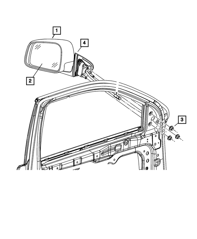 5182137AB - Black Out Tape, Left 2011-2023 Mopar | JCDR Parts