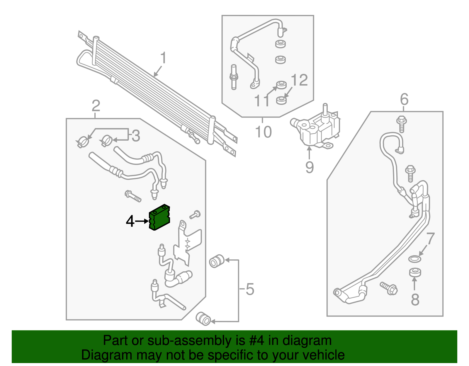 2013-2024 Ford Automatic Transmission Oil Cooler Control Valve DG9Z ...