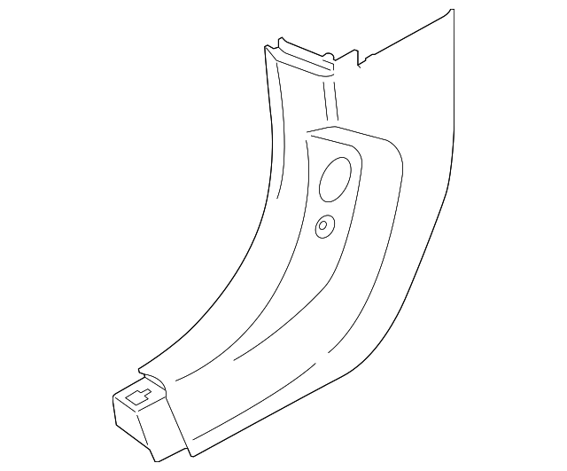 Genuine BMW 51-43-9-472-822 | Kick Panel Trim | FREE Shipping on Most ...