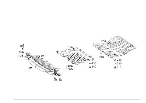 Electric Vehicle Engine Compartment Lining for 2020 Mercedes-Benz GLC ...