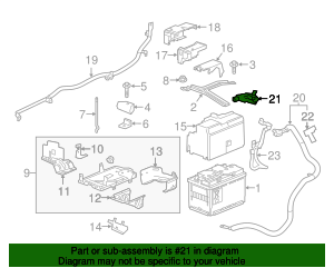 2016-2018 GM Battery Sensor 13599060 GM | GMPartsDirect.com