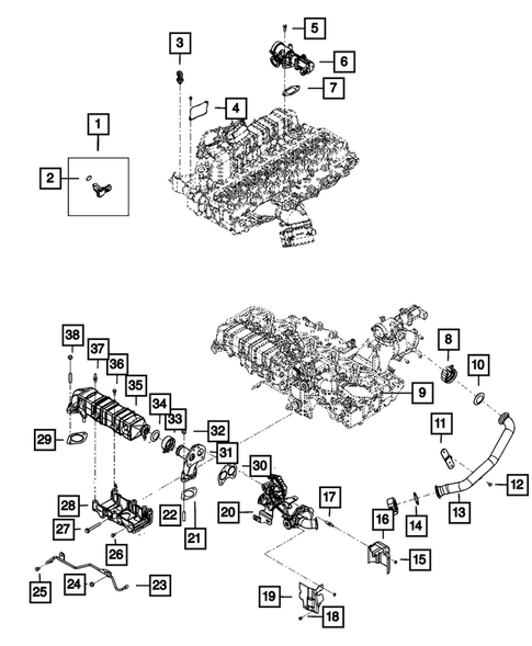 EGR System for 2011 Ram 2500 | Mopar eStore