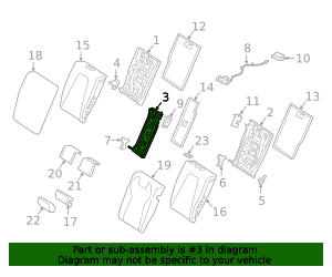 177-920-44-04 - Seat Back Frame 2020-2023 Mercedes-Benz ...