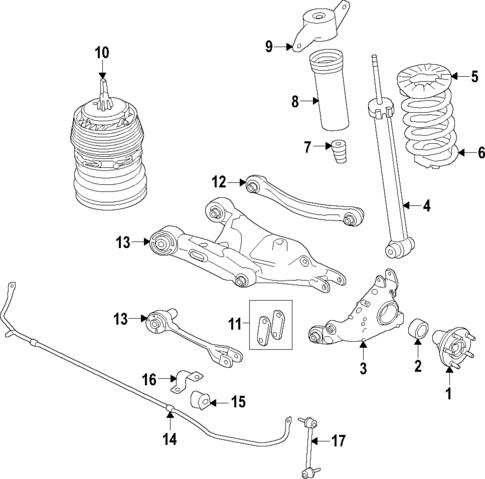 Rear Suspension for 2019 Land Rover Range Rover Velar | Jaguar Land ...
