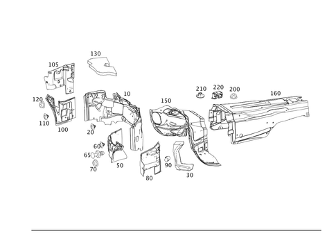 Damping in Engine Compartment for 2009 Mercedes-Benz C 300 | Mercedes ...