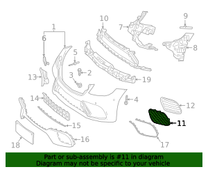 222-885-93-00 - Grille 2018-2020 Mercedes-Benz S 63 AMG ...
