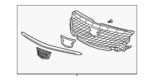 2022-2024 Cadillac CT4 Front Upper Grille 85516415 | OEM Parts Online
