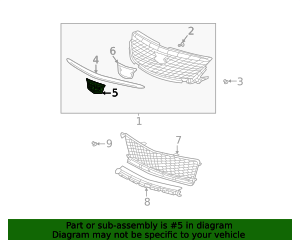 2022-2024 Cadillac CT4 F Emblem 84743956 | TascaParts.com