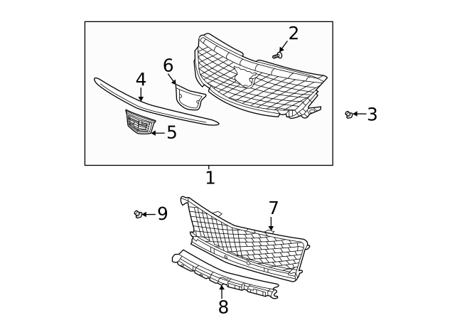 2022-2024 Cadillac CT4 F Emblem 84743956 | TascaParts.com