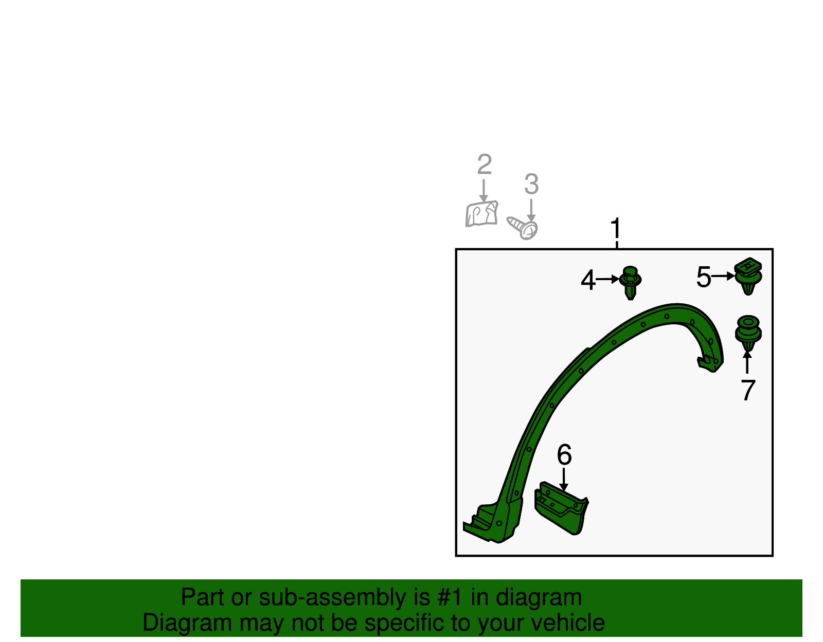 2023-2024 Mazda CX-5 Wheel Opening Molding kpg251w60b51 | TascaParts.com