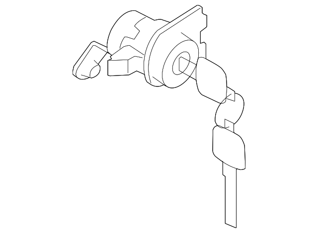 H0600-3WC0A - Lock Cylinder - 2014-2019 Nissan | Conicelli Nissan