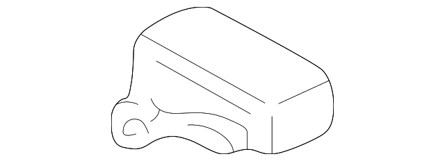 B25D-39-970A - Engine Cross-Member Damper - 1999-2001 Mazda Protege ...