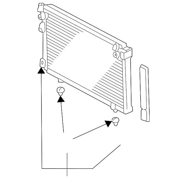 2001-2007 Toyota Highlander Condenser 88460-AZ009 | Toyota Parts Center
