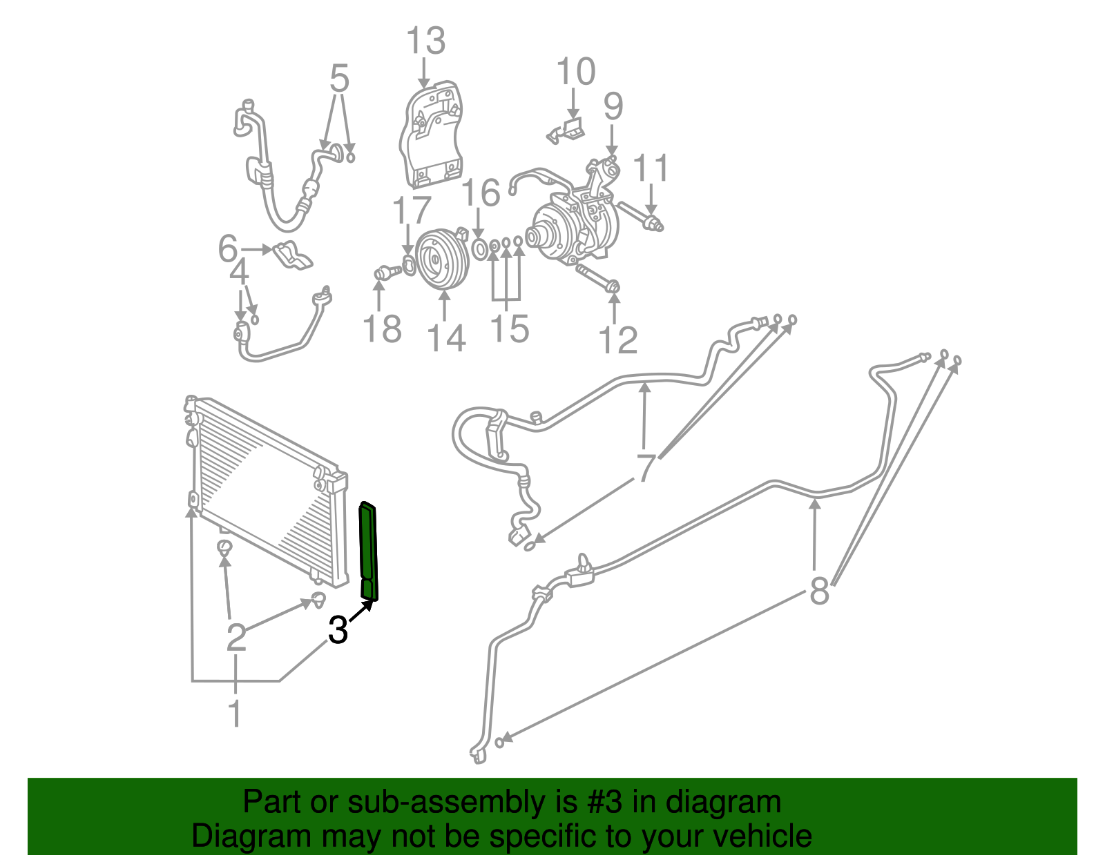 1998-2008 Toyota A/C Receiver Drier 88474-47010 | Toyota Parts Center