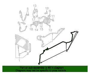 2004-2007 Toyota Highlander Liquid Line 88710-48170 | Toyota Parts Center