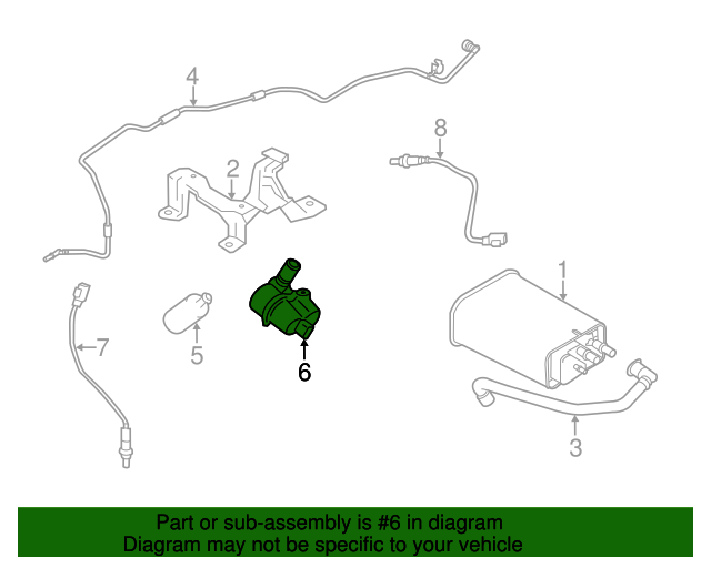 8653857 - Purge Control Valve 2007-2016 Volvo | AutoNationParts.com