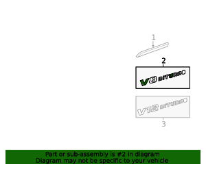 213-817-99-00 - Fender Emblem 2018-2021 Mercedes-Benz | AutoNationParts.com