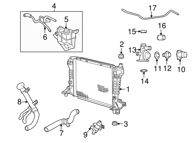 2000-2003 Ford Thermostat Housing XW4Z-8592-AA | TascaParts.com